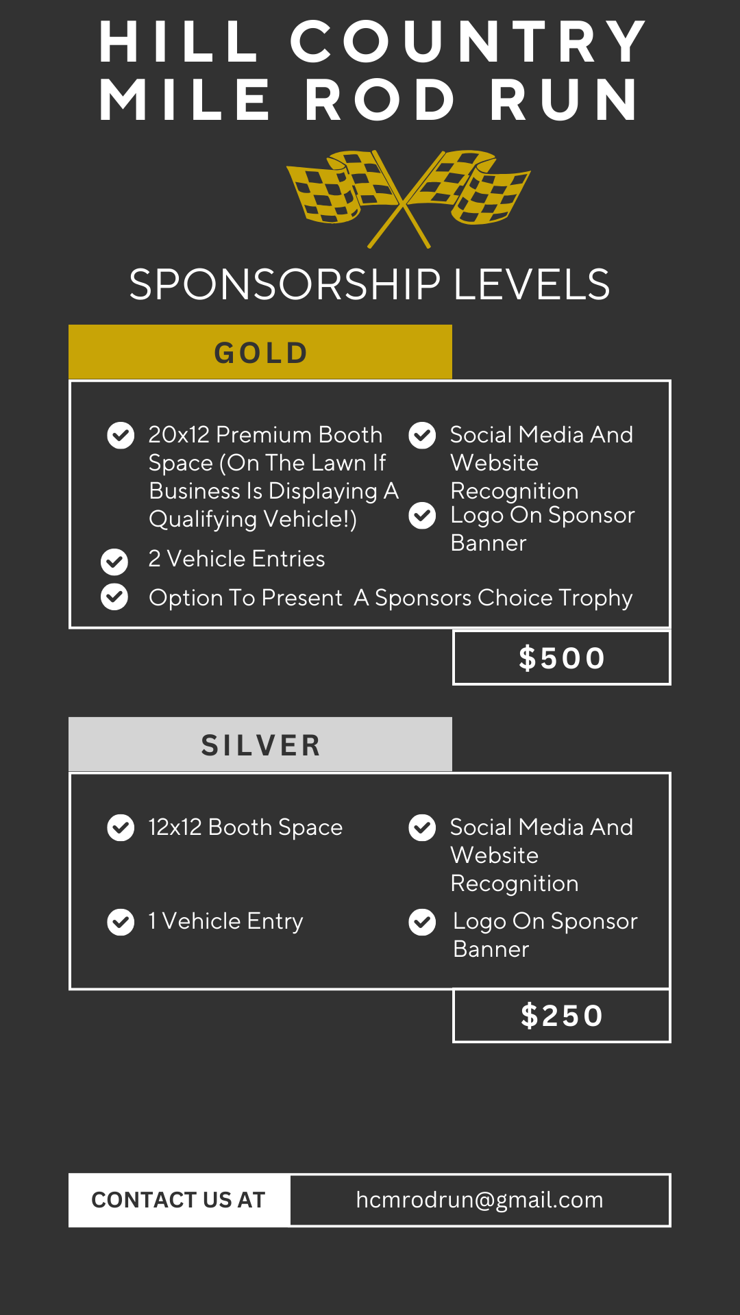Sponsor and Vendor Information - HCMRodRun